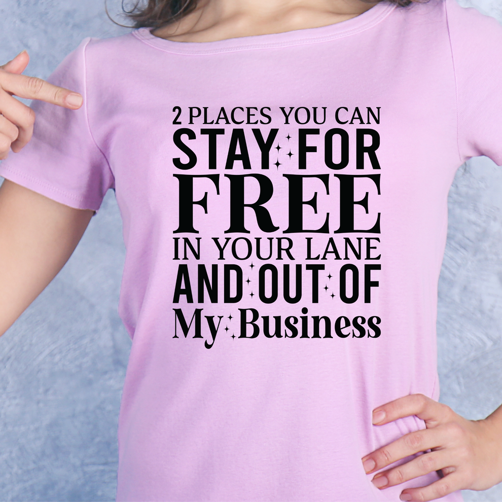 2 Places You Can Stay Screen Print Transfer – Palmetto Blanks