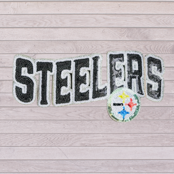 Steelers Sequin Patch – Palmetto Blanks