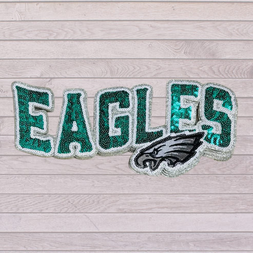 Eagles Sequin Patch – Palmetto Blanks